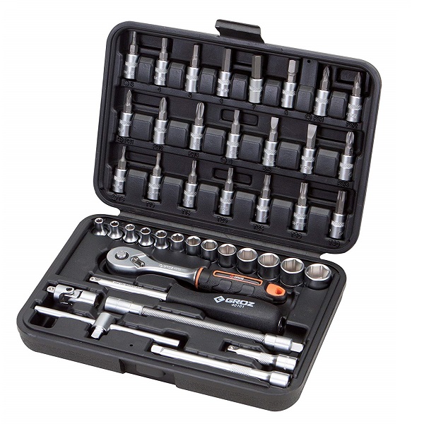 S14MXL 1/2-Inch Square Drive Socket Set